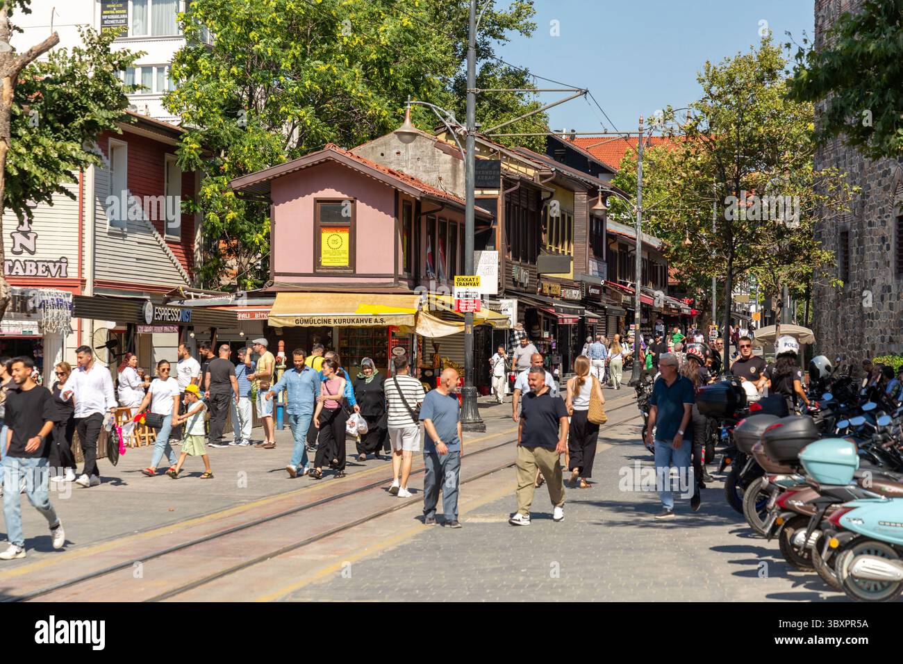 Bursa, Turkiye - 6 July 2025: Typical architecture and street view in ...