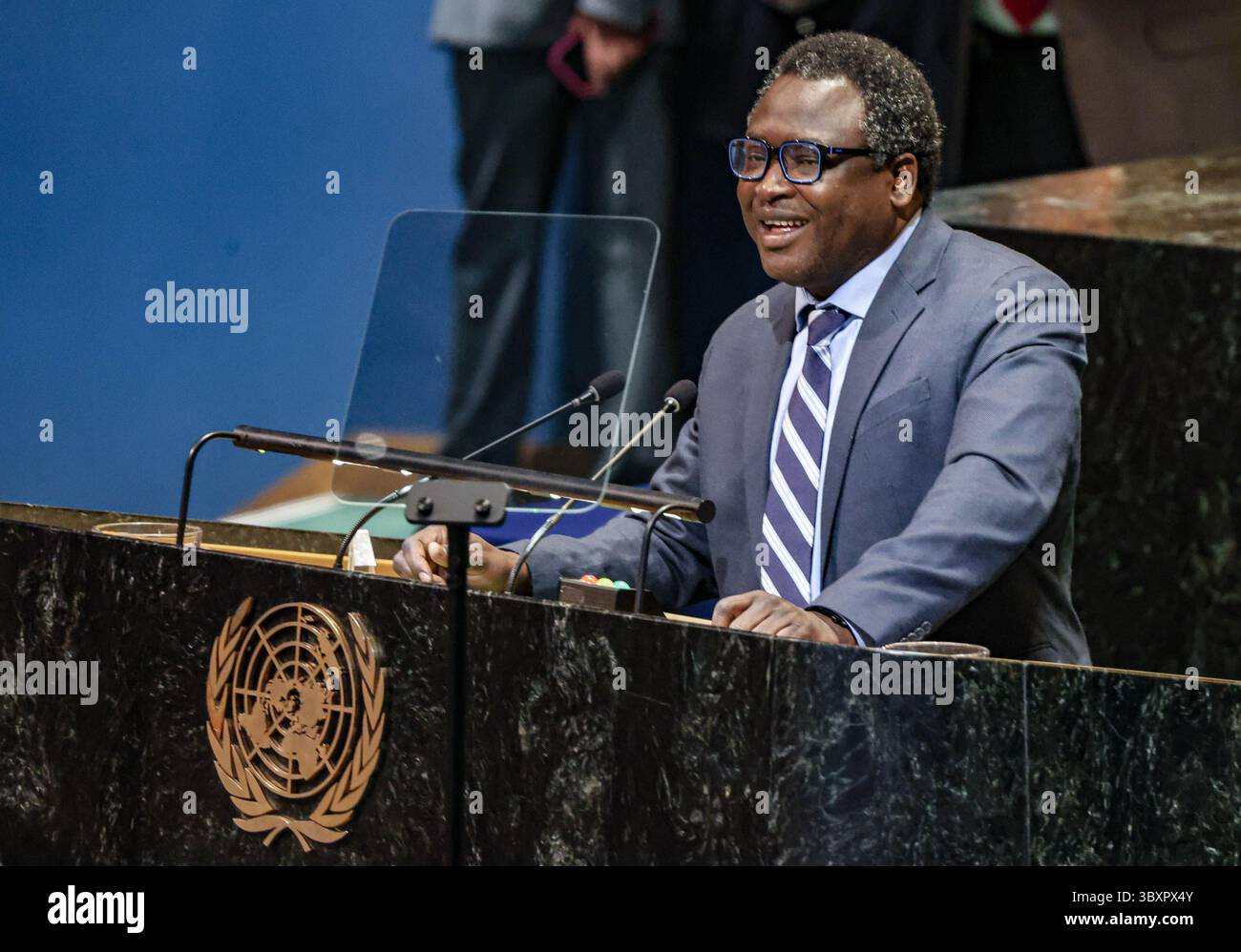 July 18, 2025, New York, New York, USA: KENNEDY ODEDE, Kenya and CEO of ...