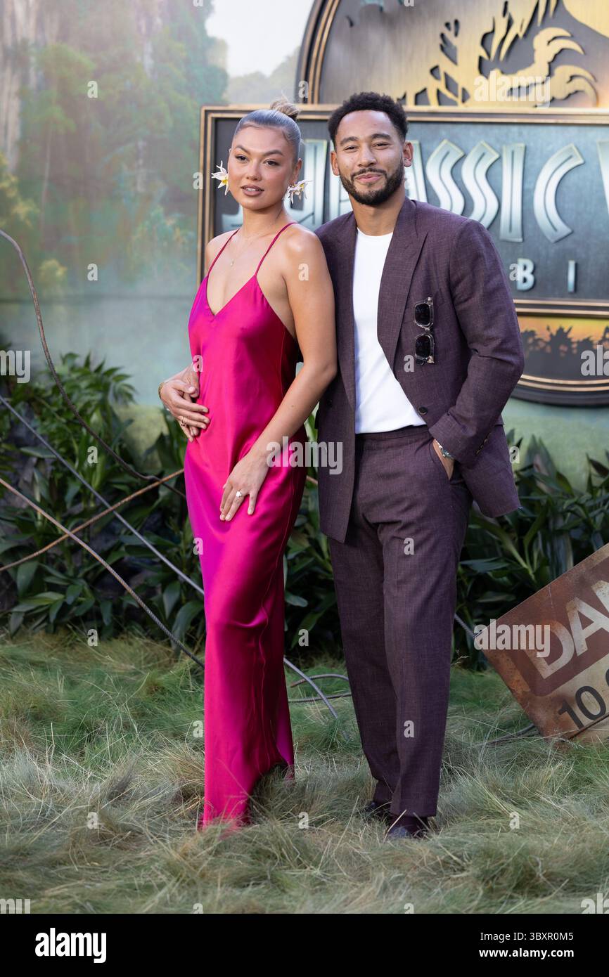 Cast and guests attend the Jurassic World Rebirth World Film Premiere ...