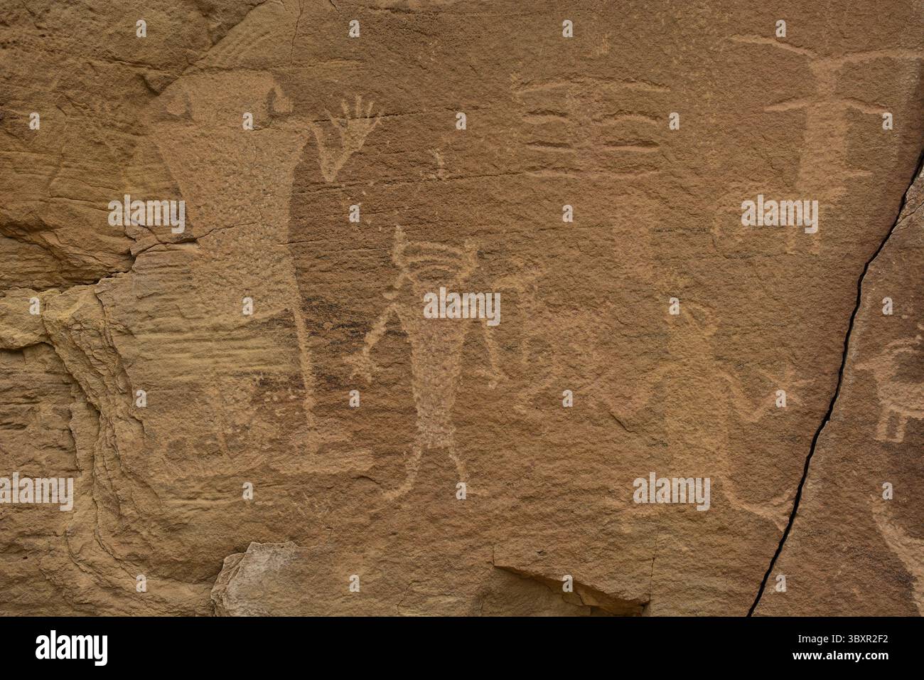 Nine Mile Canyon Petroglyphs, Utah USA Stock Photo - Alamy