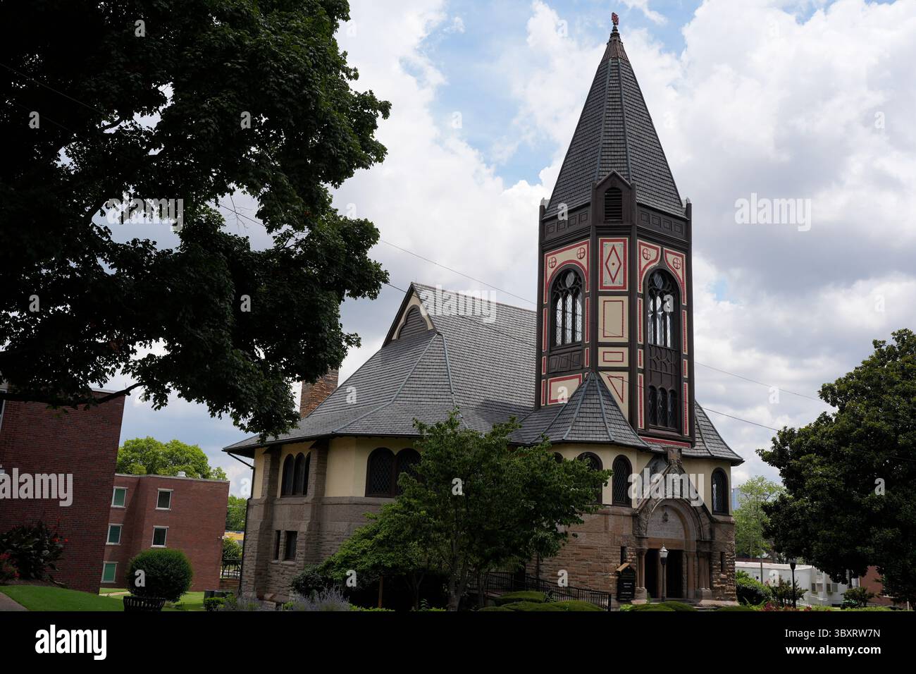 The Fisk Memorial Chapel is seen on the Fisk University campus Friday ...