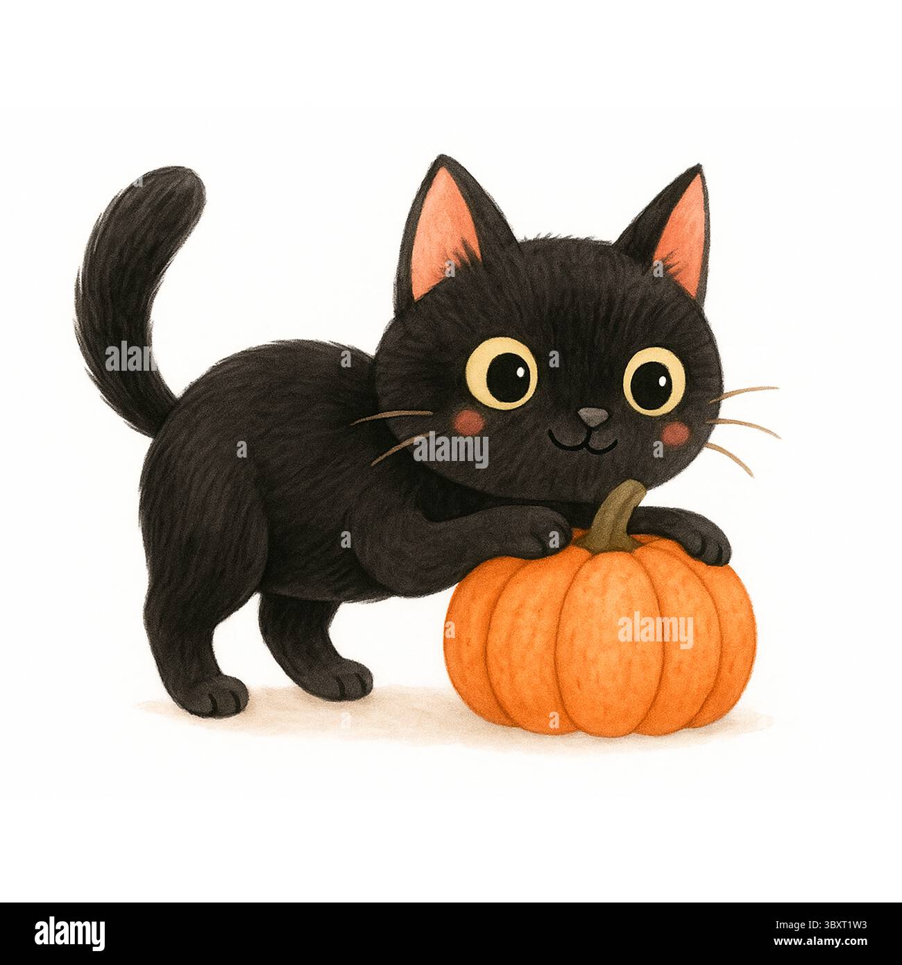 Cute Halloween Ghost Clipart – Soft Watercolor Illustrations for Spooky ...