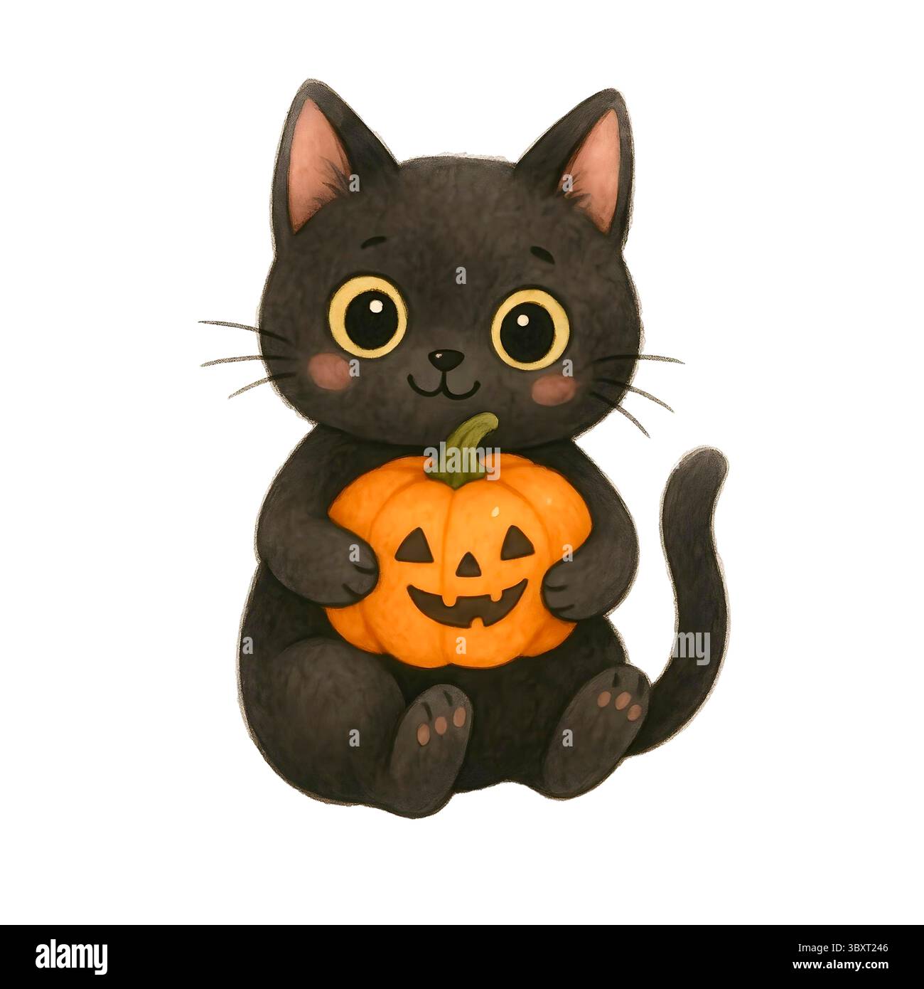Cute Halloween Ghost Clipart – Soft Watercolor Illustrations for Spooky ...