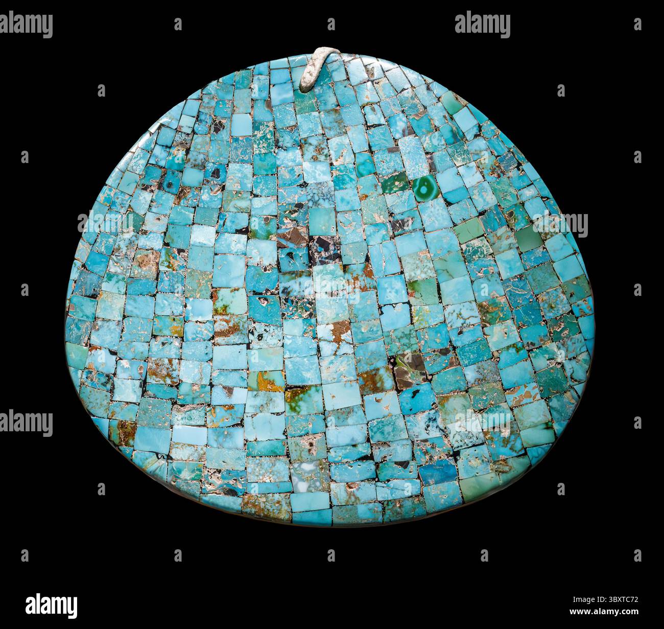 Turquoise mosaic on shell hi-res stock photography and images - Alamy