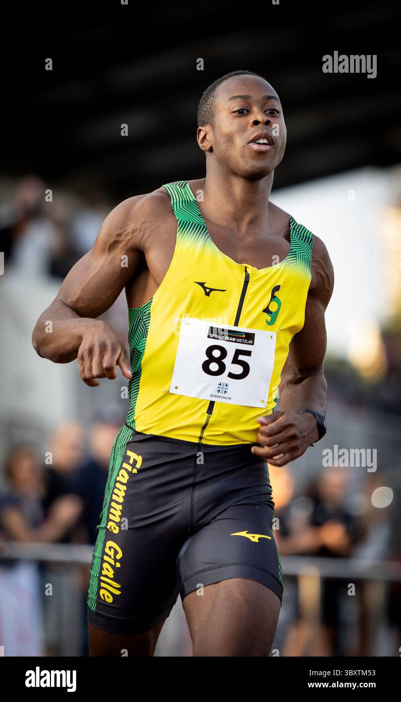 Esosa Fostine Desalu (ITA/Italien) gewinnt die 200m der M?nner; Fast ...