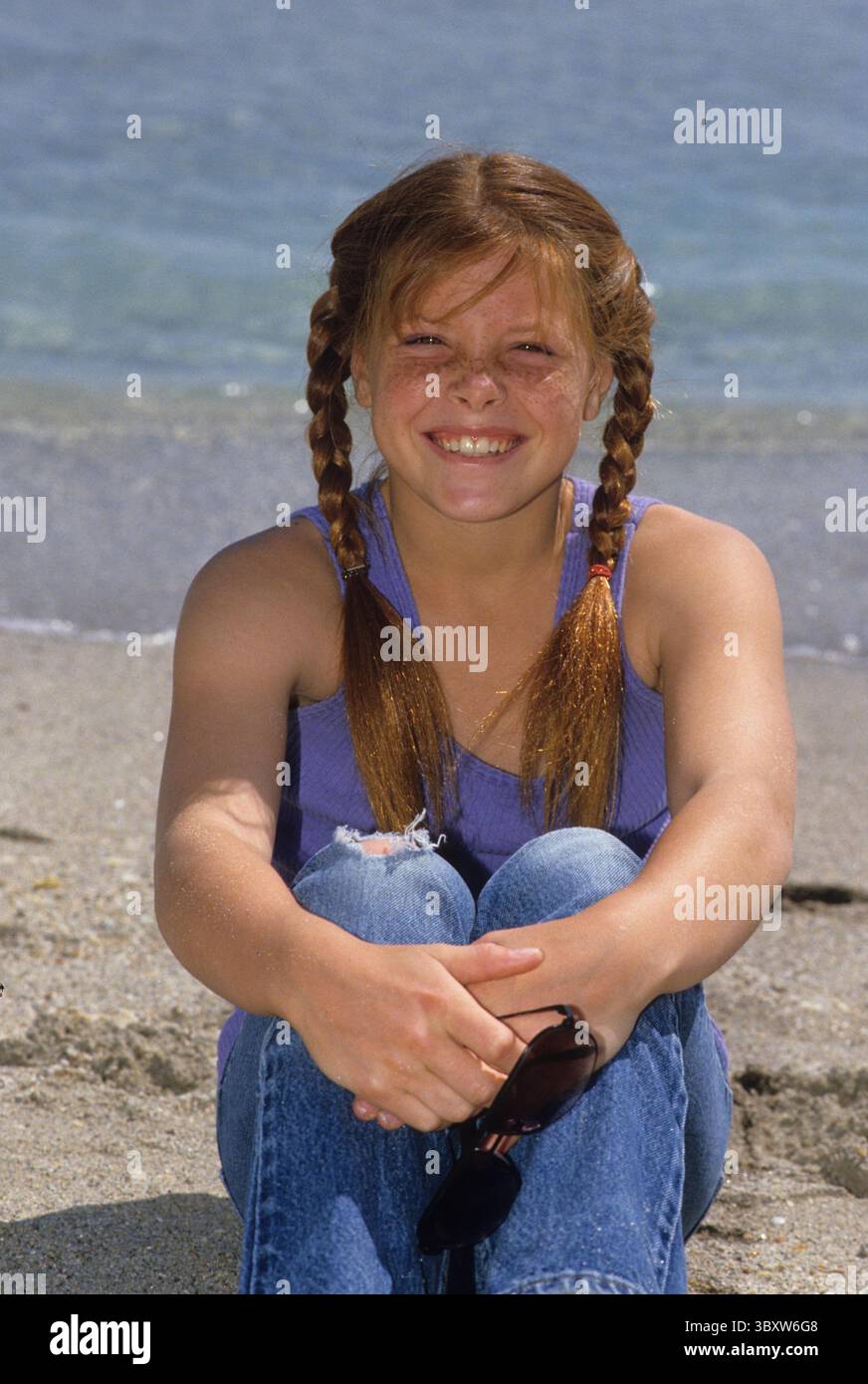 1988 - Miami, Florida, USA - Tamara Erin Klicman on the beach in 1988 ...