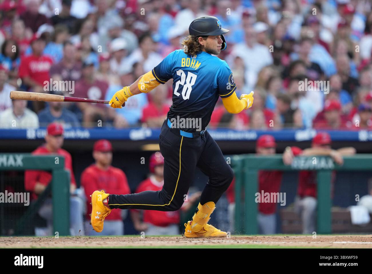 Philadelphia Phillies' Alec Bohm plays during a baseball game Friday ...