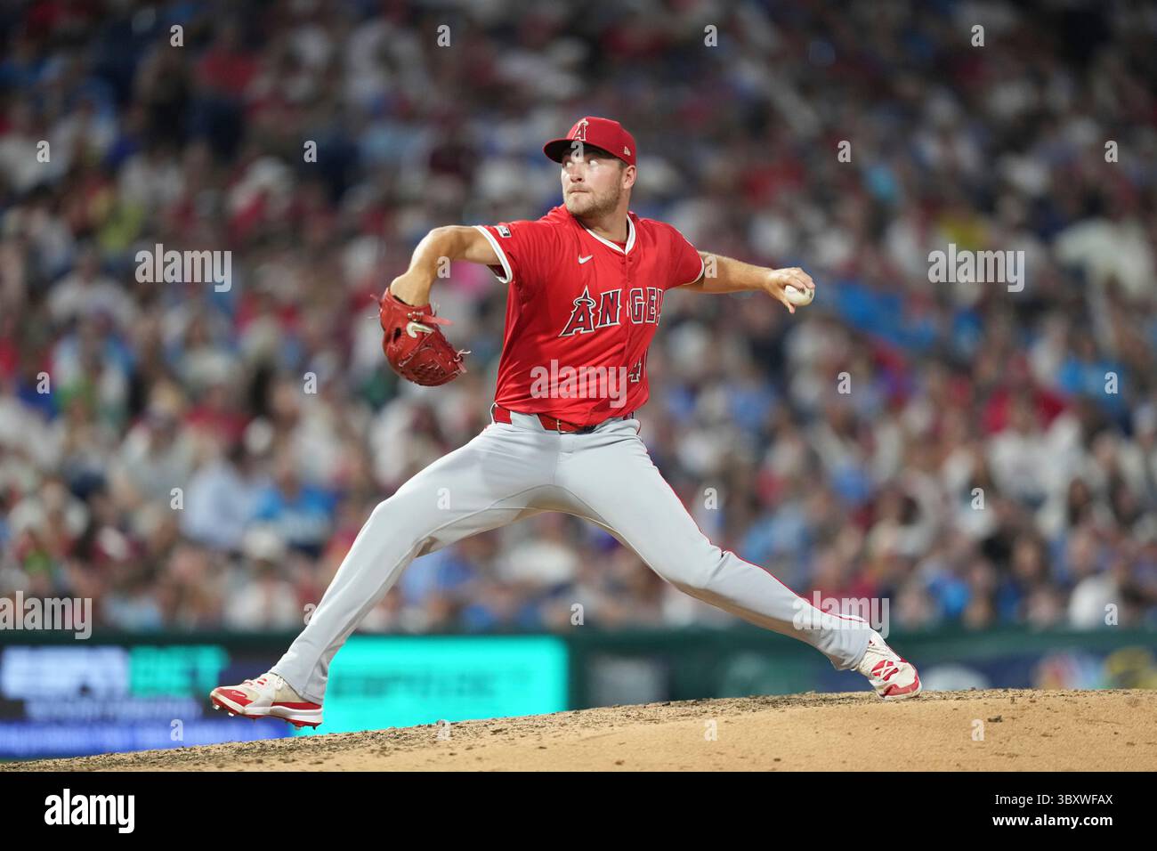 Los Angeles Angels' Reid Detmers plays during a baseball game Friday ...
