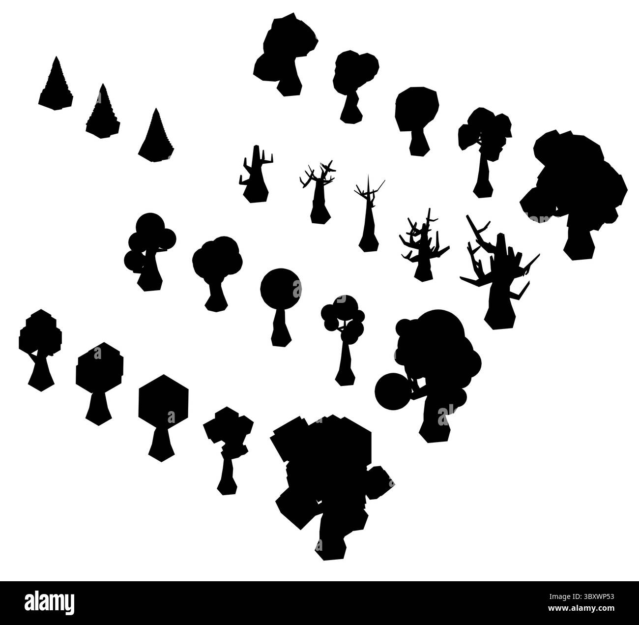 Black fore vector vectors Stock Vector Images - Alamy