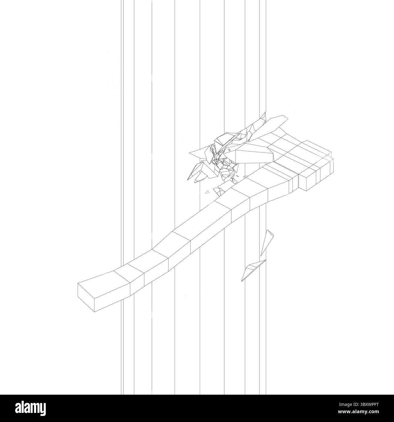 Impact motion lines hi-res stock photography and images - Alamy