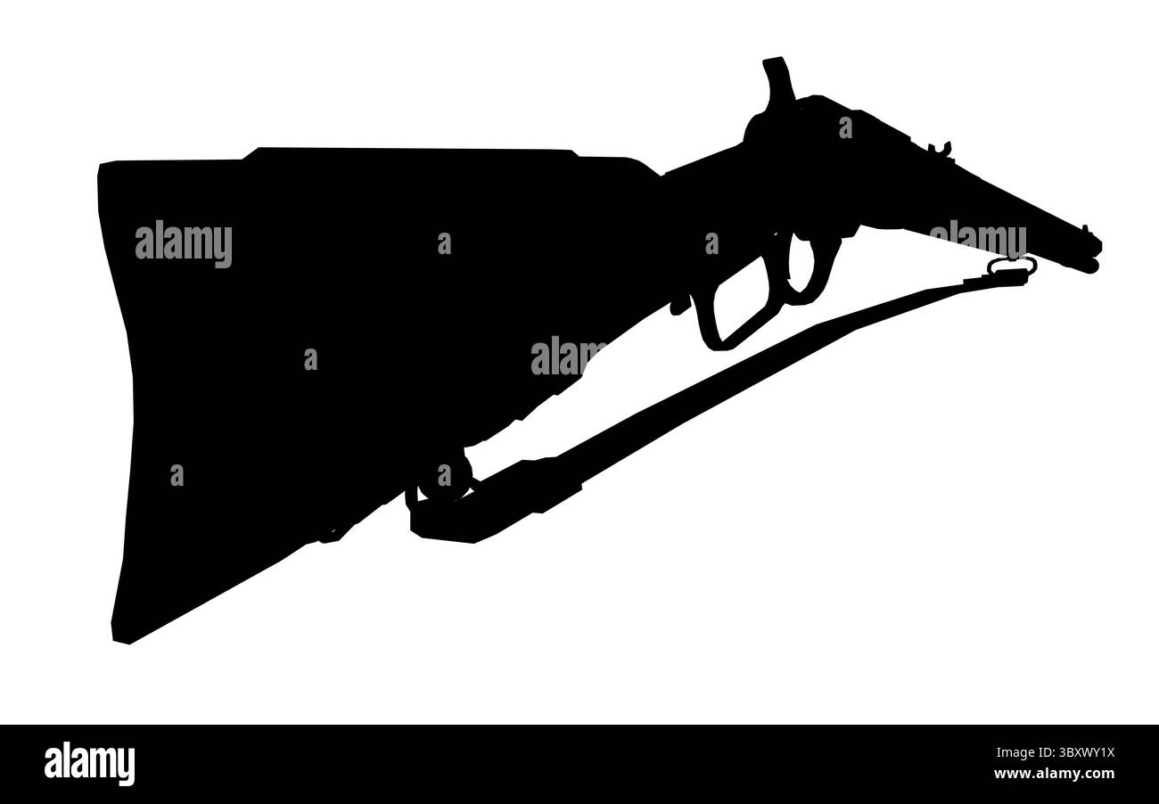 Winchester rifle soldier Stock Vector Images - Alamy