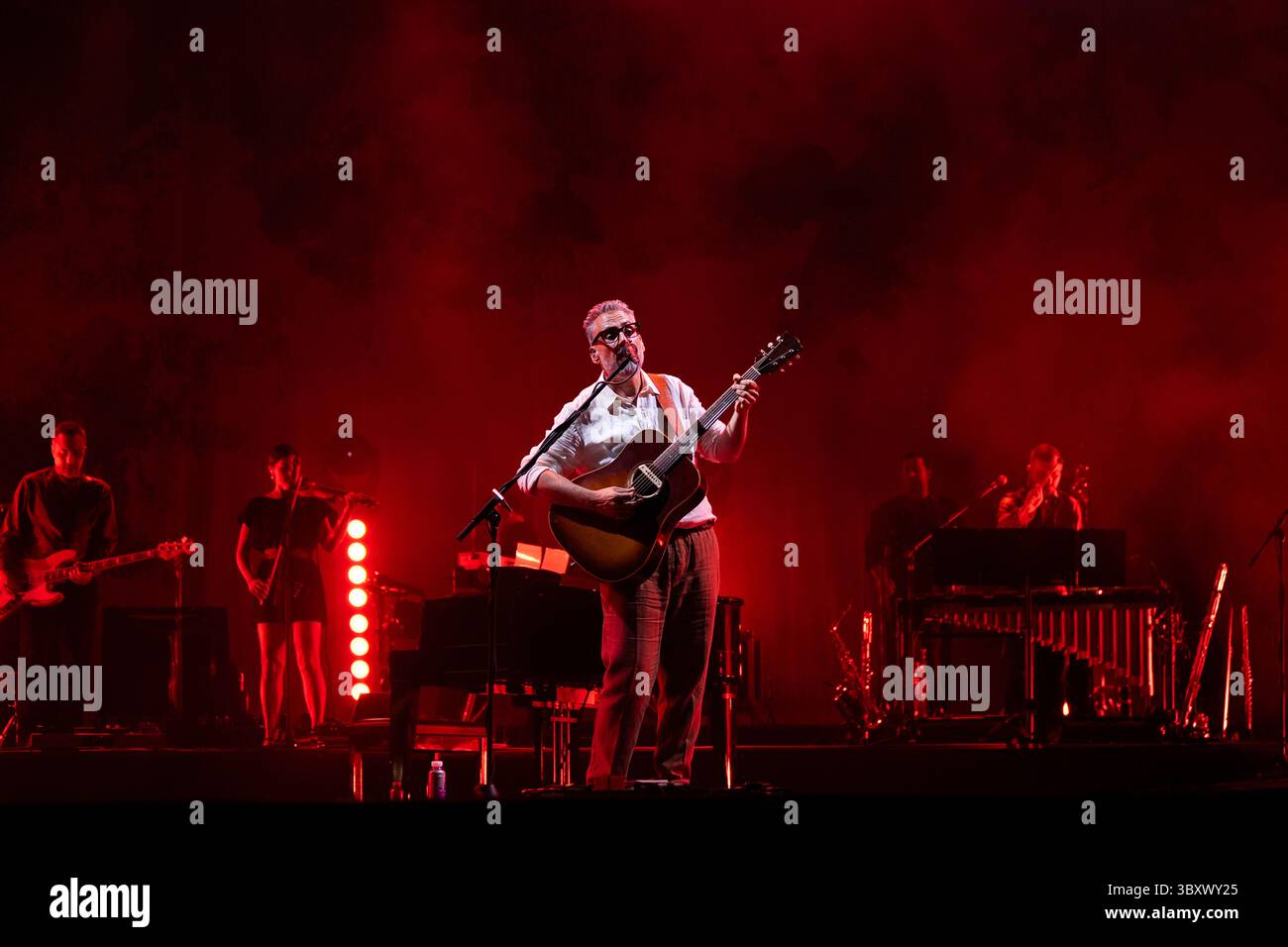 Dario Brunori aka Brunori Sas performs live at the Grand Events Arena ...