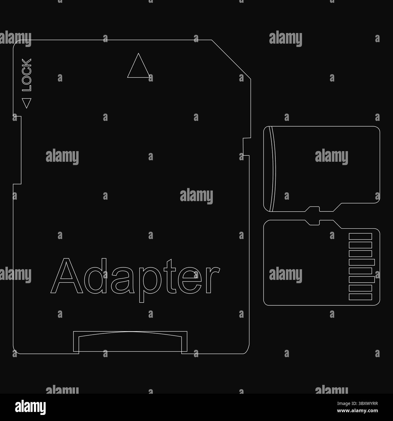 Digital storage reader Stock Vector Images - Alamy