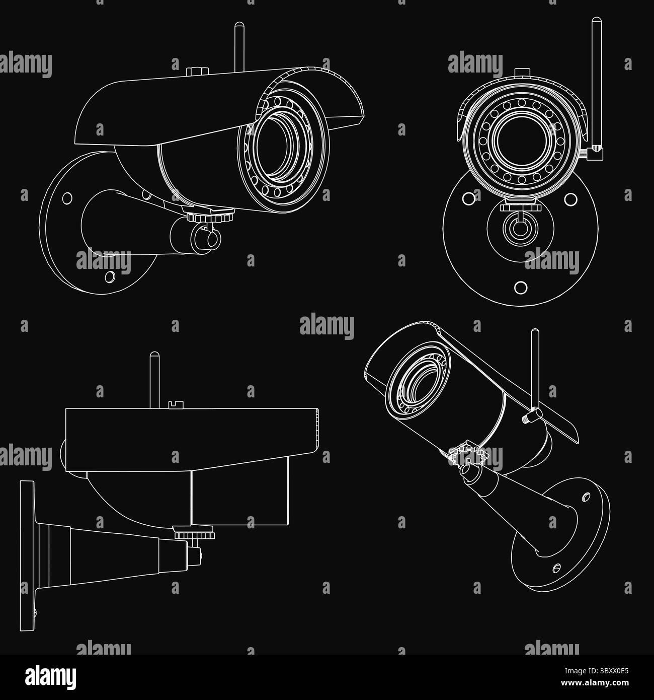 Mounted blueprint Black and White Stock Photos & Images - Alamy