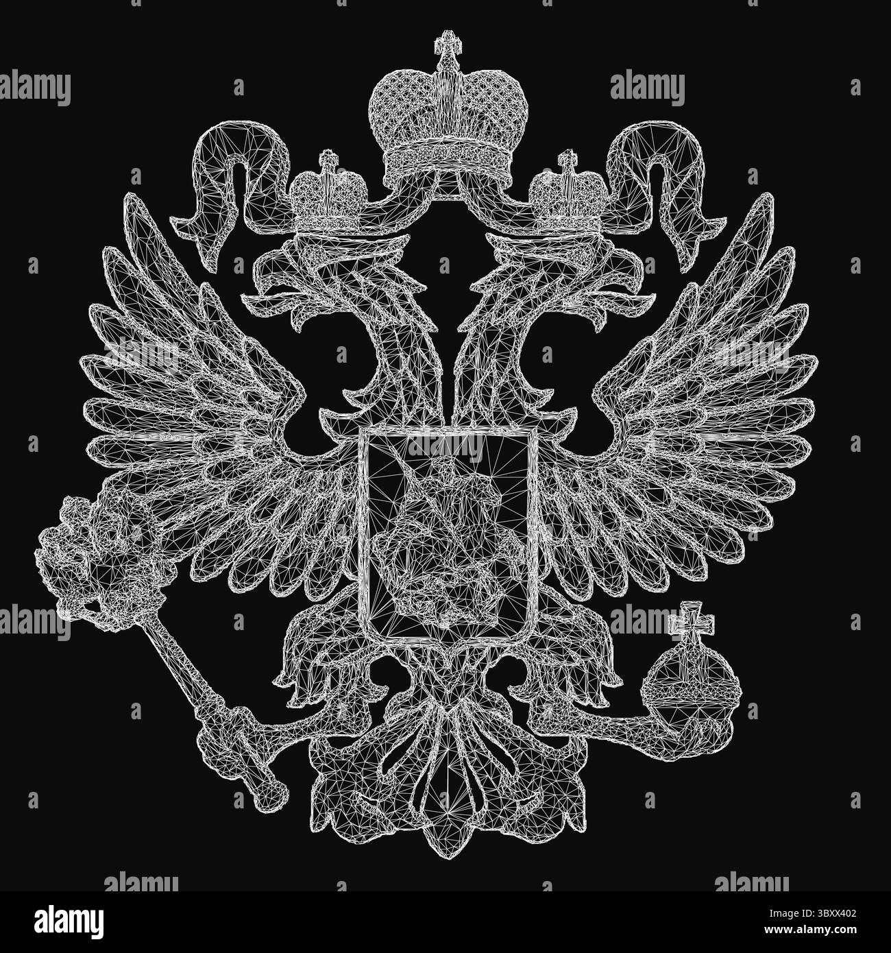 Eagle stands Stock Vector Images - Alamy