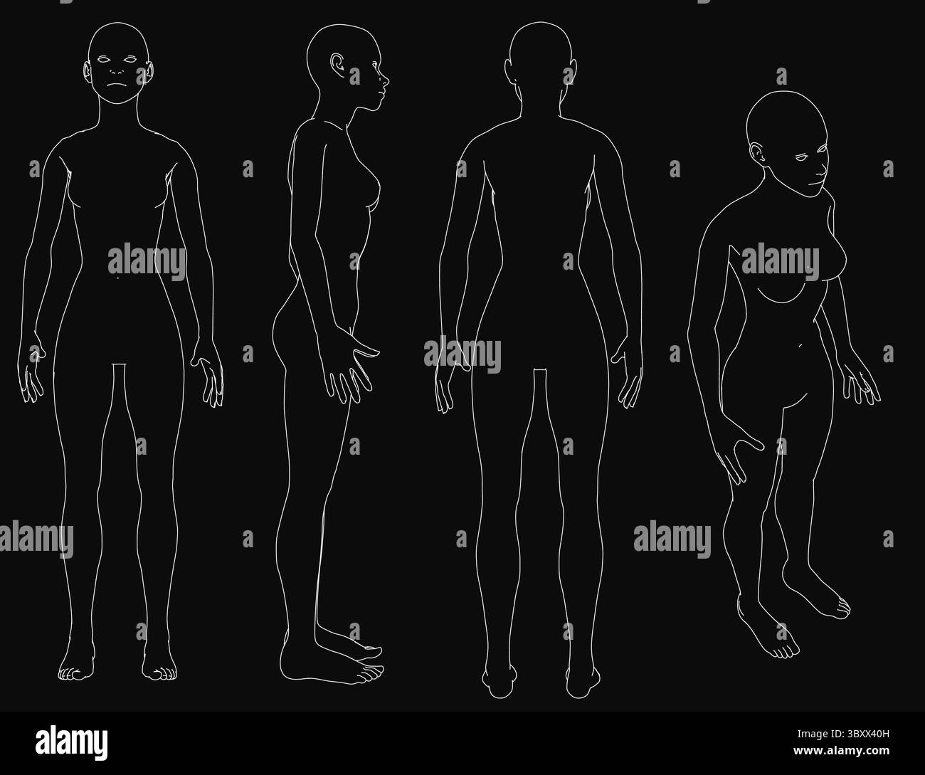 Human figures silhouetted Stock Vector Images - Alamy