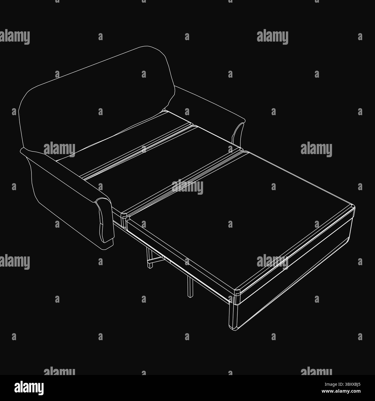 3d rendering minimalist black Stock Vector Images - Alamy