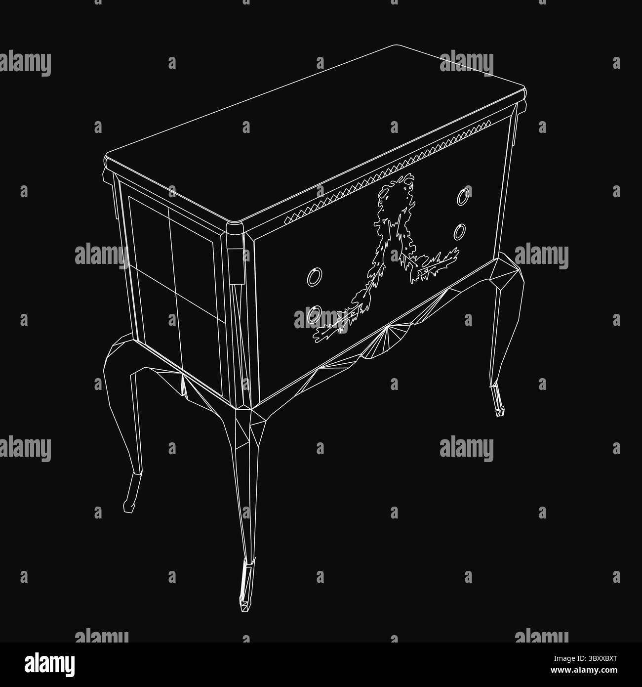 Modern chest drawers in Stock Vector Images - Alamy