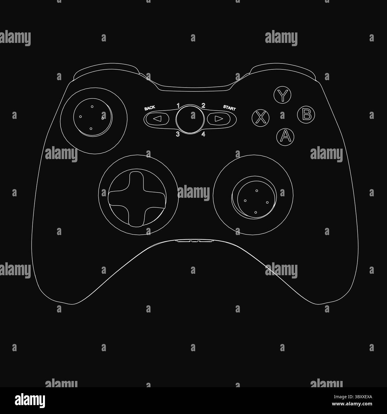 Analog sticks Black and White Stock Photos & Images - Alamy