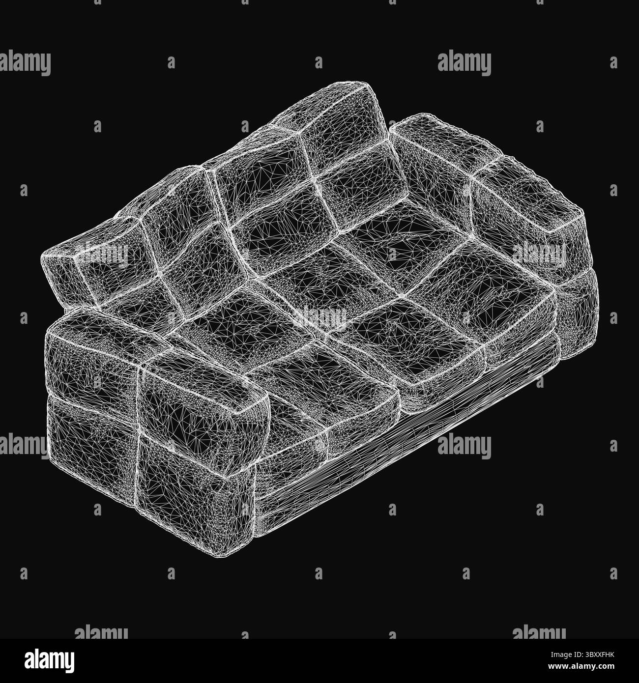 Stylish model in black Stock Vector Images - Alamy