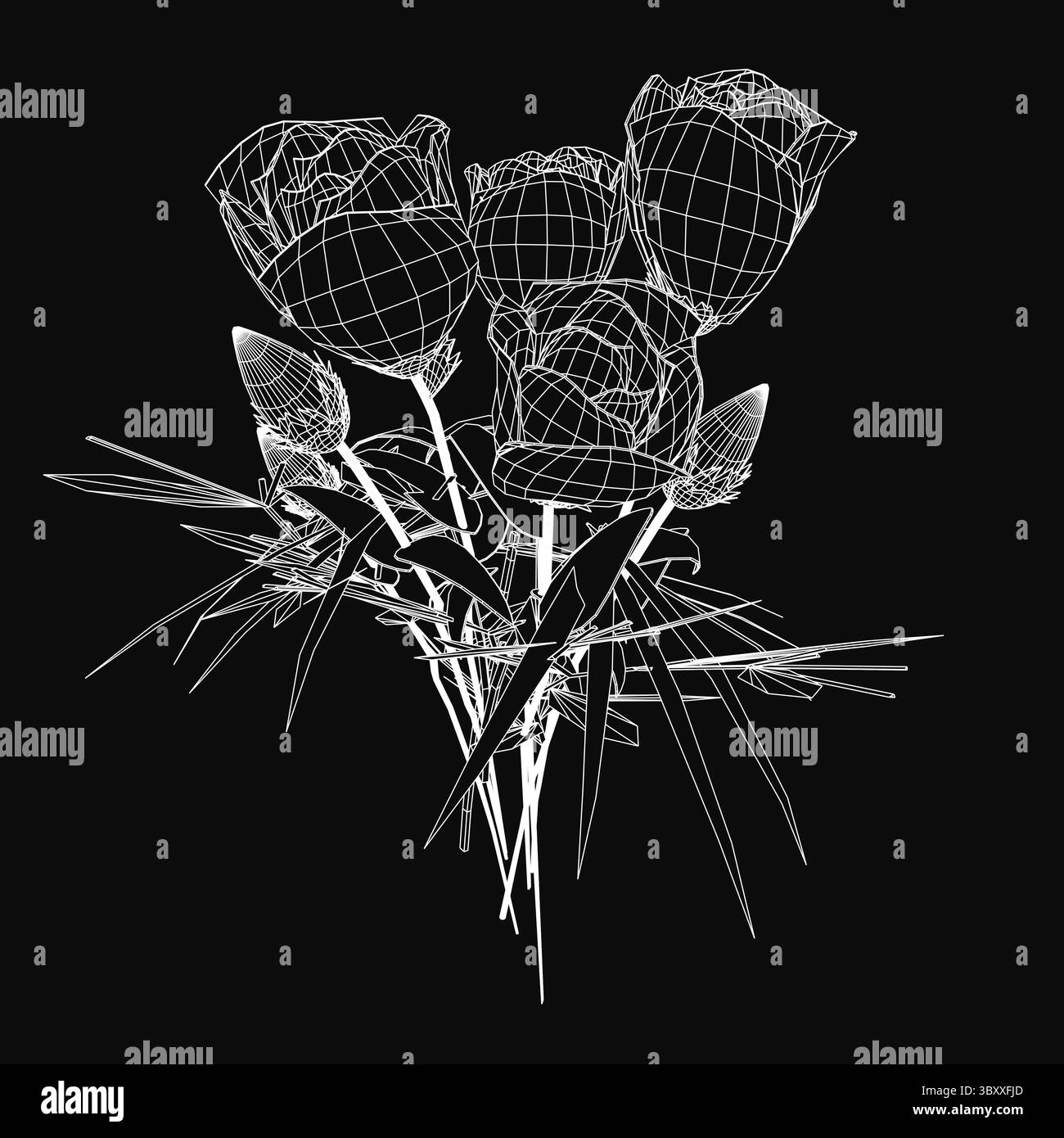 Elegant pencil drawing detailed Stock Vector Images - Alamy