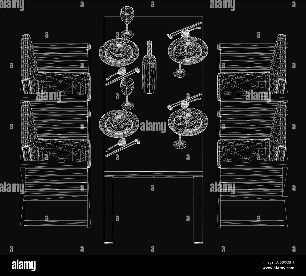 Dark table mood Black and White Stock Photos & Images - Alamy