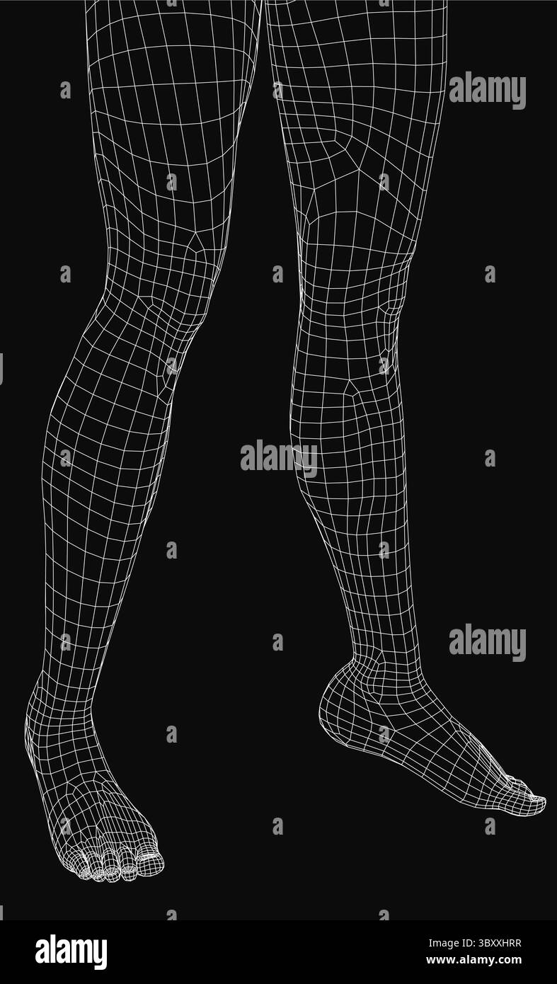 Animated female figure outline hi-res stock photography and images - Alamy
