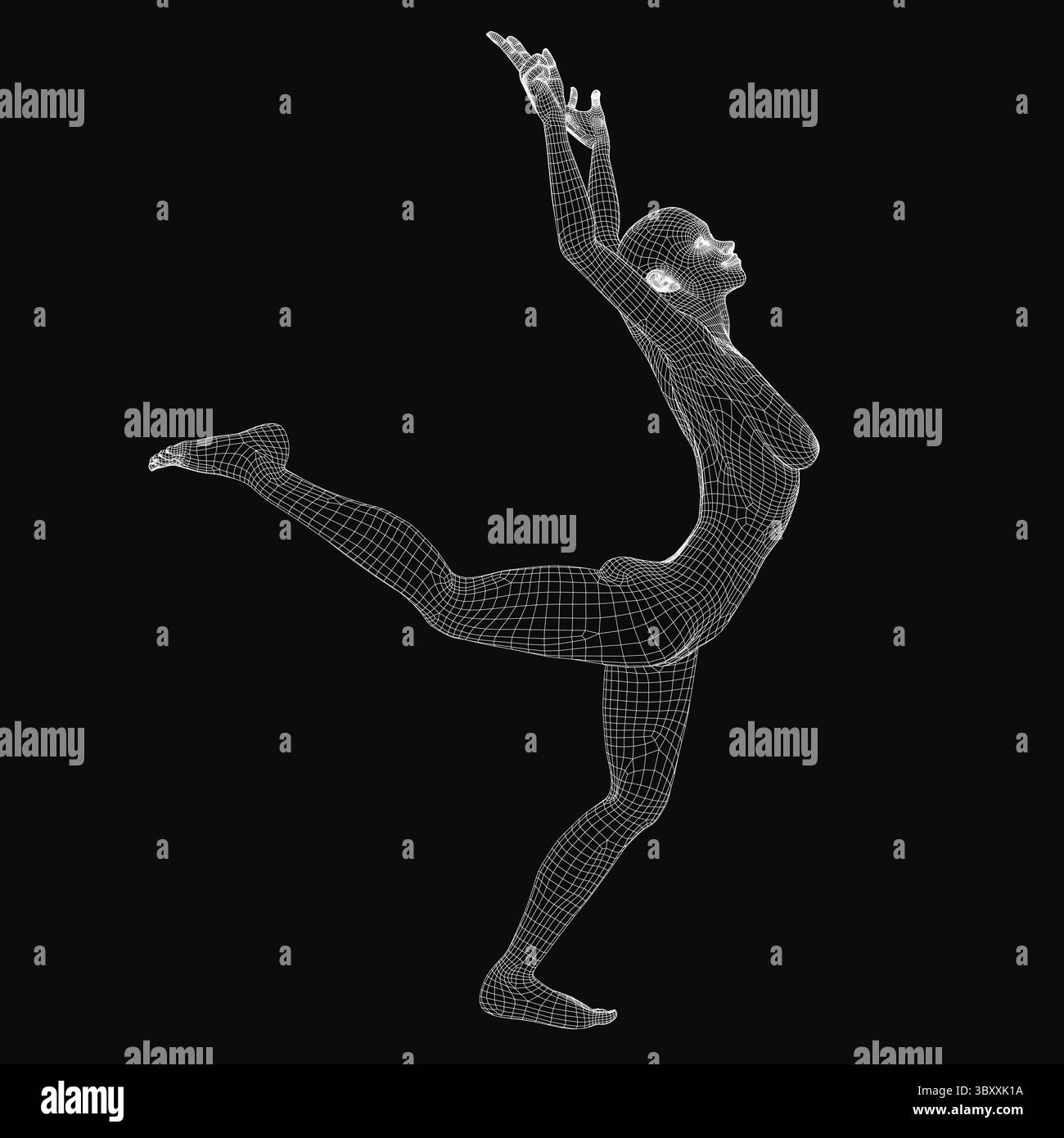 Graceful girl ballerina bun hi-res stock photography and images - Alamy