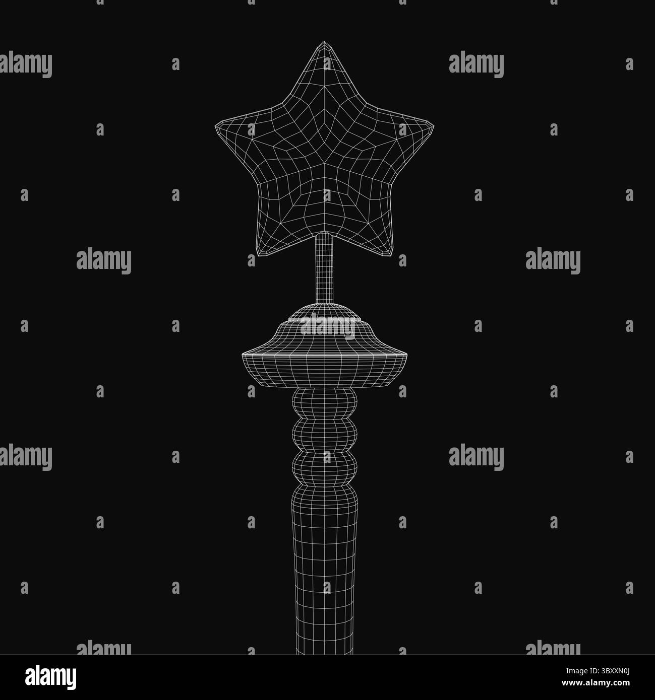 Silver star model Stock Vector Images - Alamy