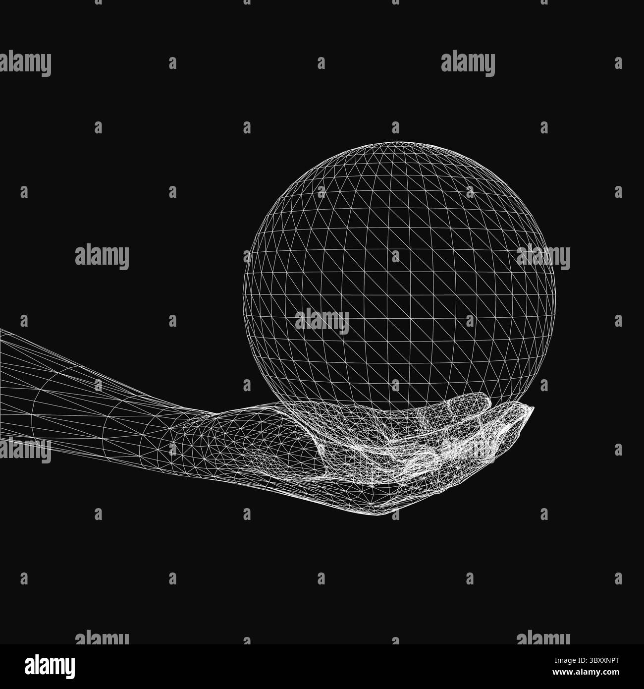 Black person's hand Stock Vector Images - Alamy