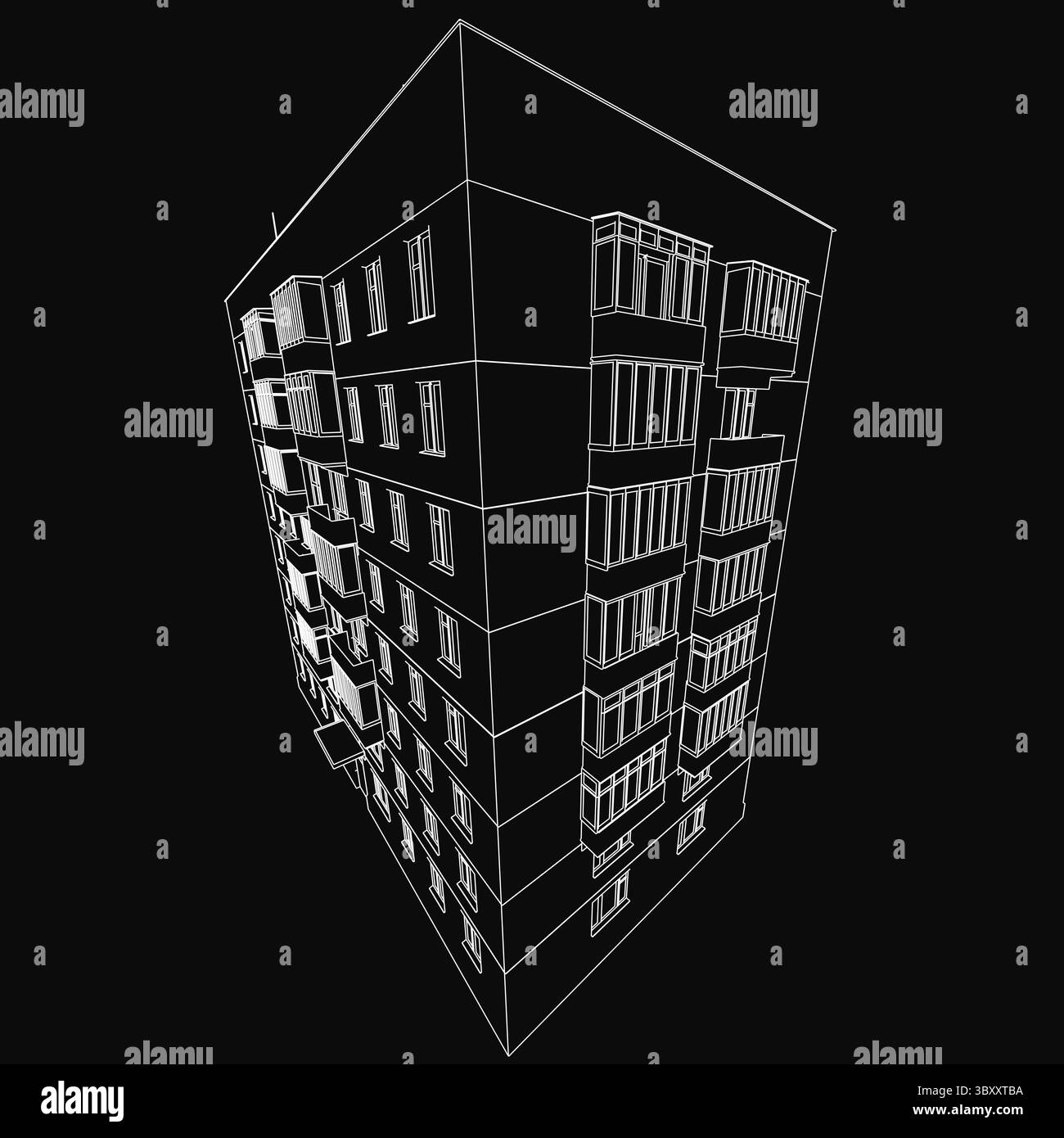 Modern apartment interior featuring Stock Vector Images - Alamy