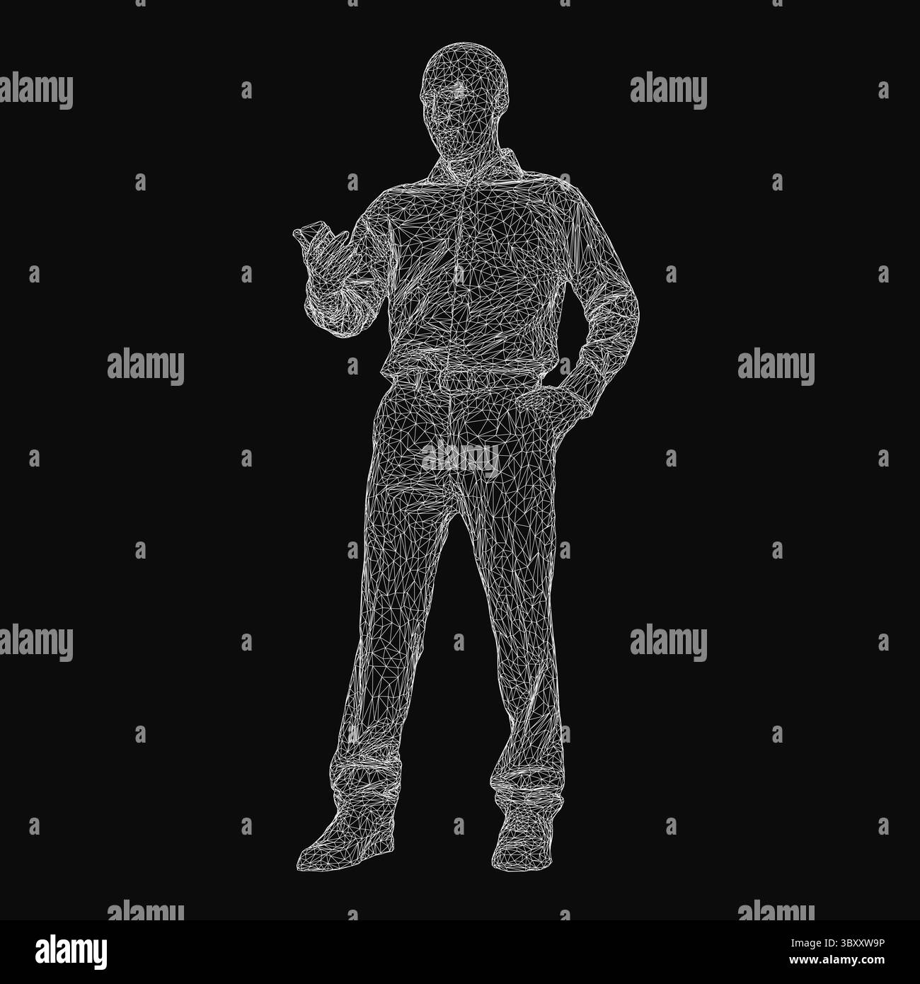 Hands on tech Stock Vector Images - Alamy