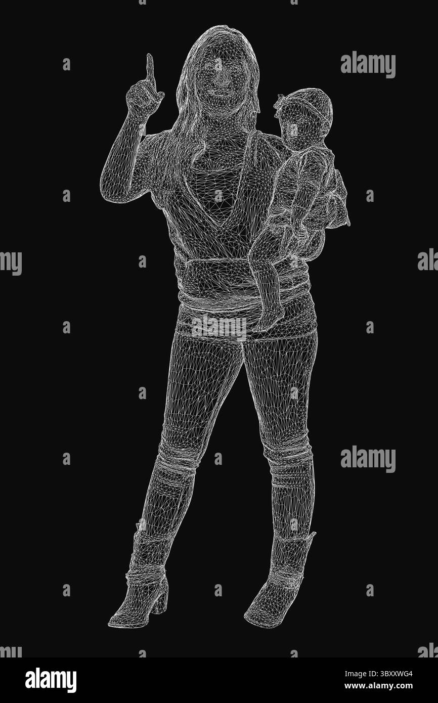 Woman cradling Stock Vector Images - Alamy