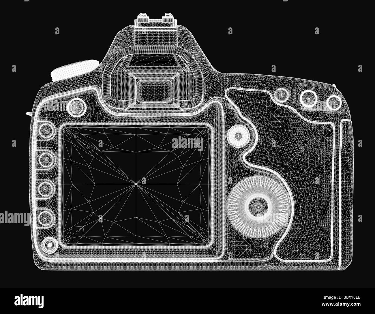 Image black digital mesh Stock Vector Images - Alamy