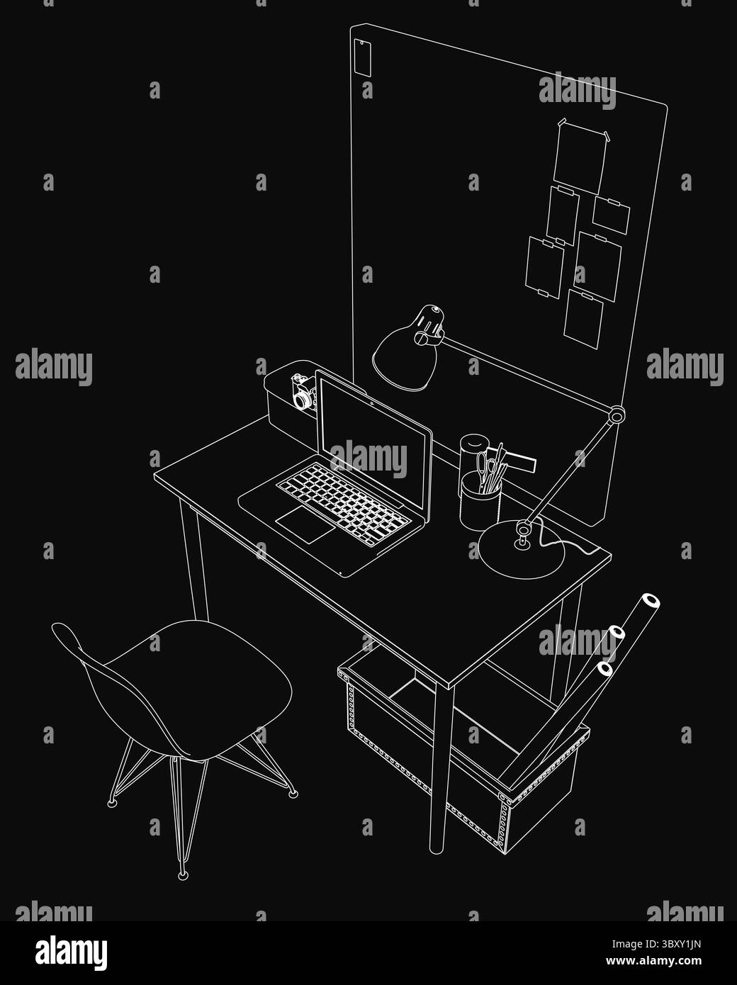 Lamp in shadow Stock Vector Images - Alamy