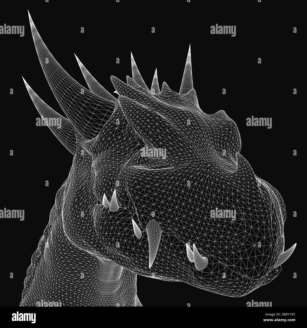 Horror 3d illustration mysterious Stock Vector Images - Alamy