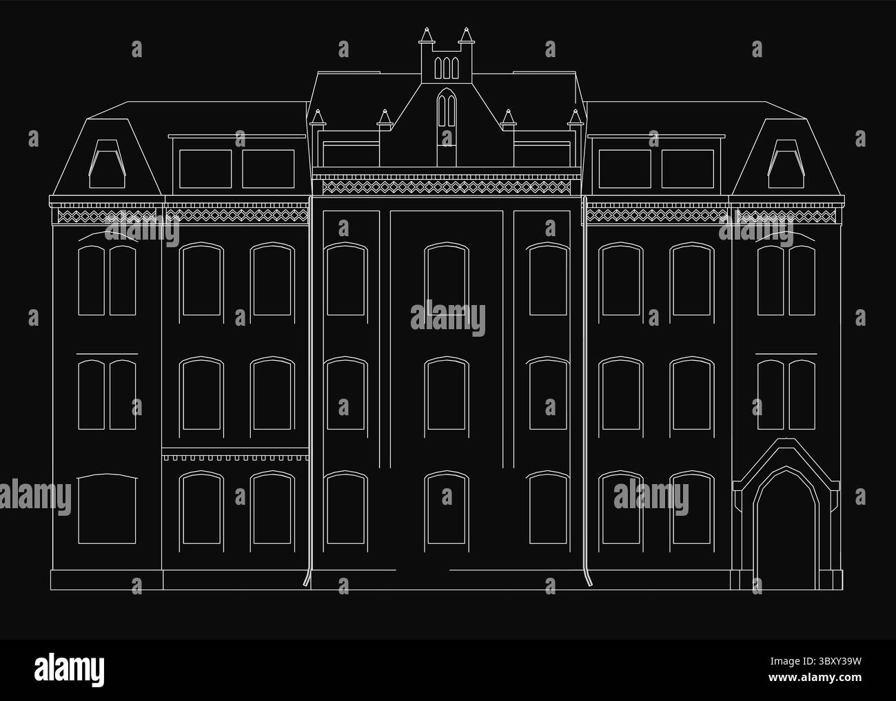 Elegant academic structure Stock Vector Images - Alamy