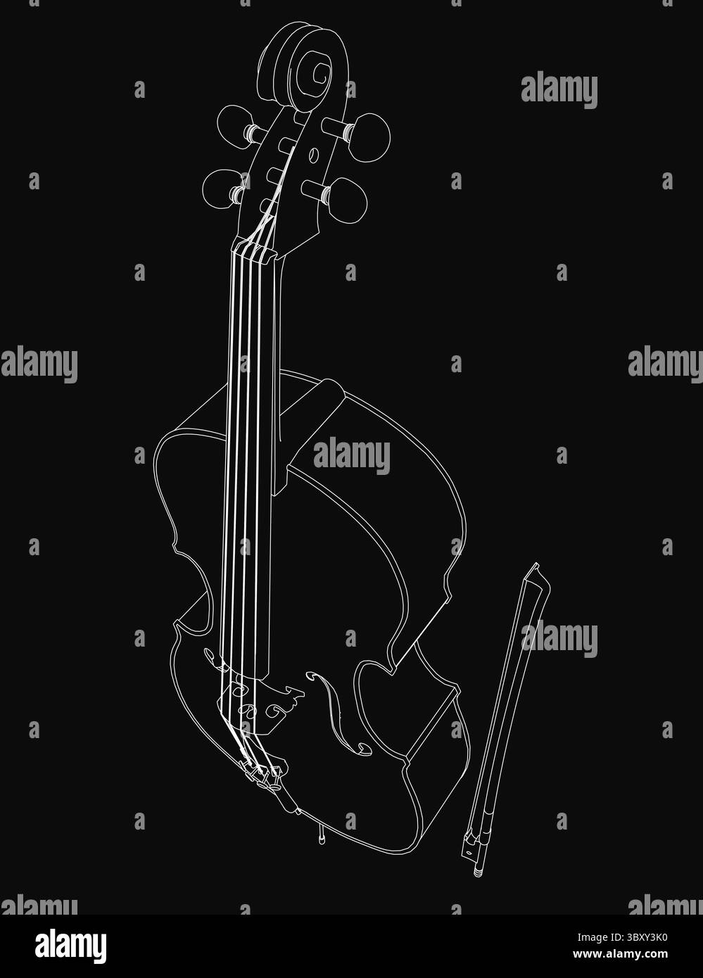 Detailed strings Stock Vector Images - Alamy