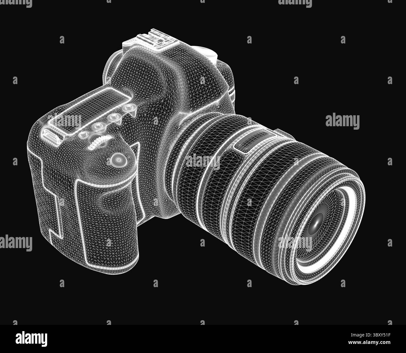 Concept 3d rendered digital Stock Vector Images - Alamy