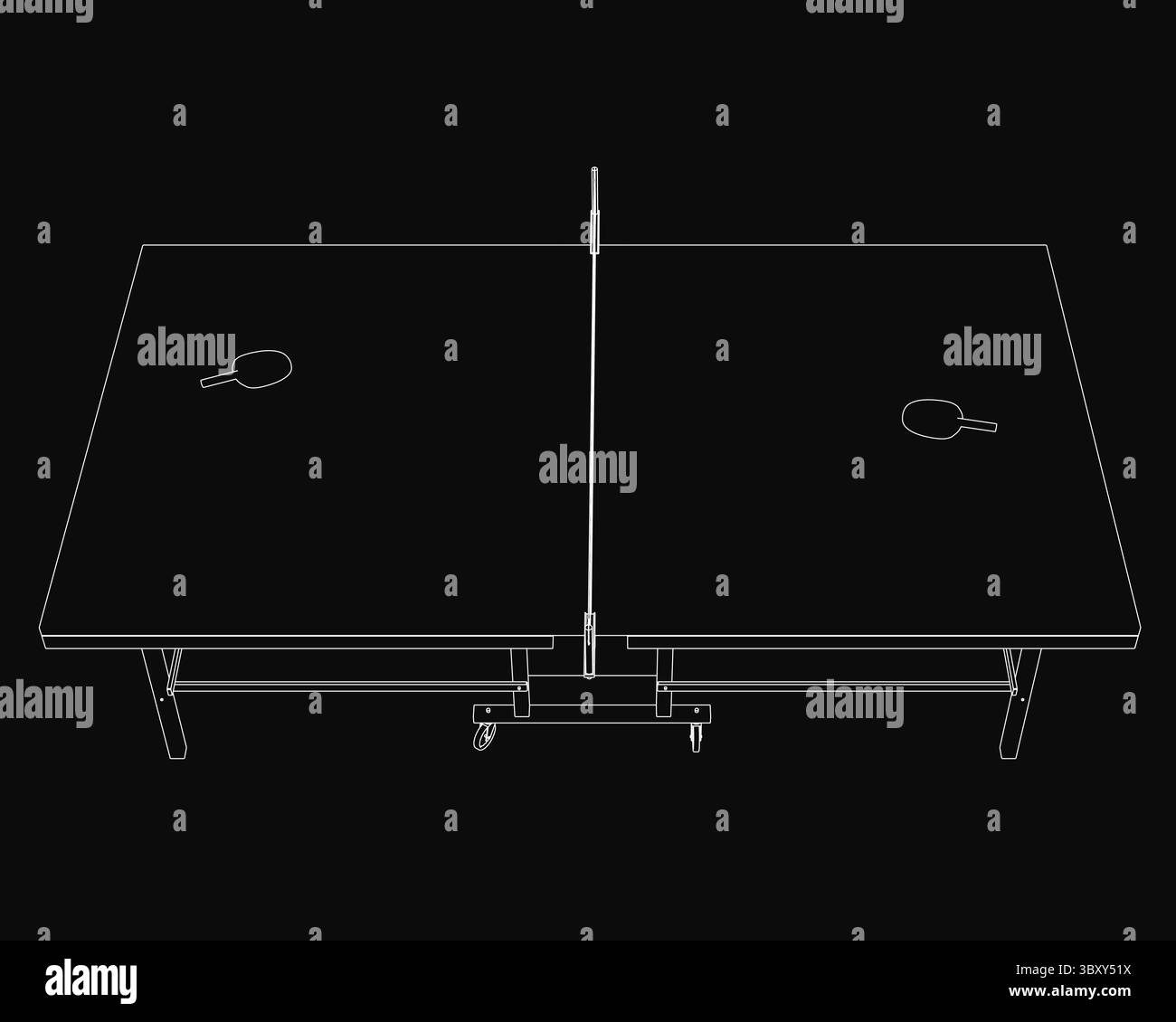 White table in minimalist Stock Vector Images - Alamy