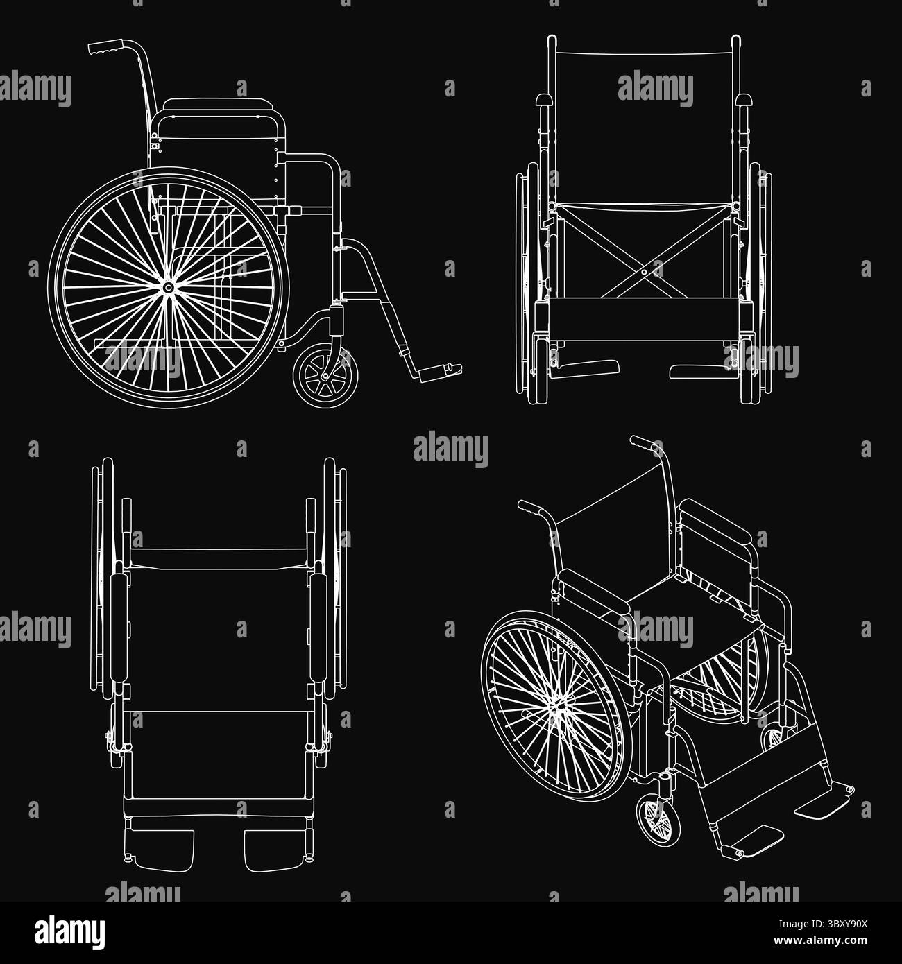 Black silhouette icon features Stock Vector Images - Alamy