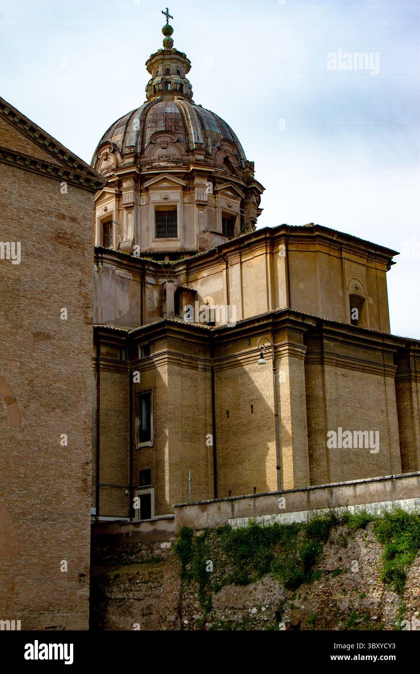 The Chiesa di Santi Luca e Martina in the Palatine Hill. Roman Forum ...