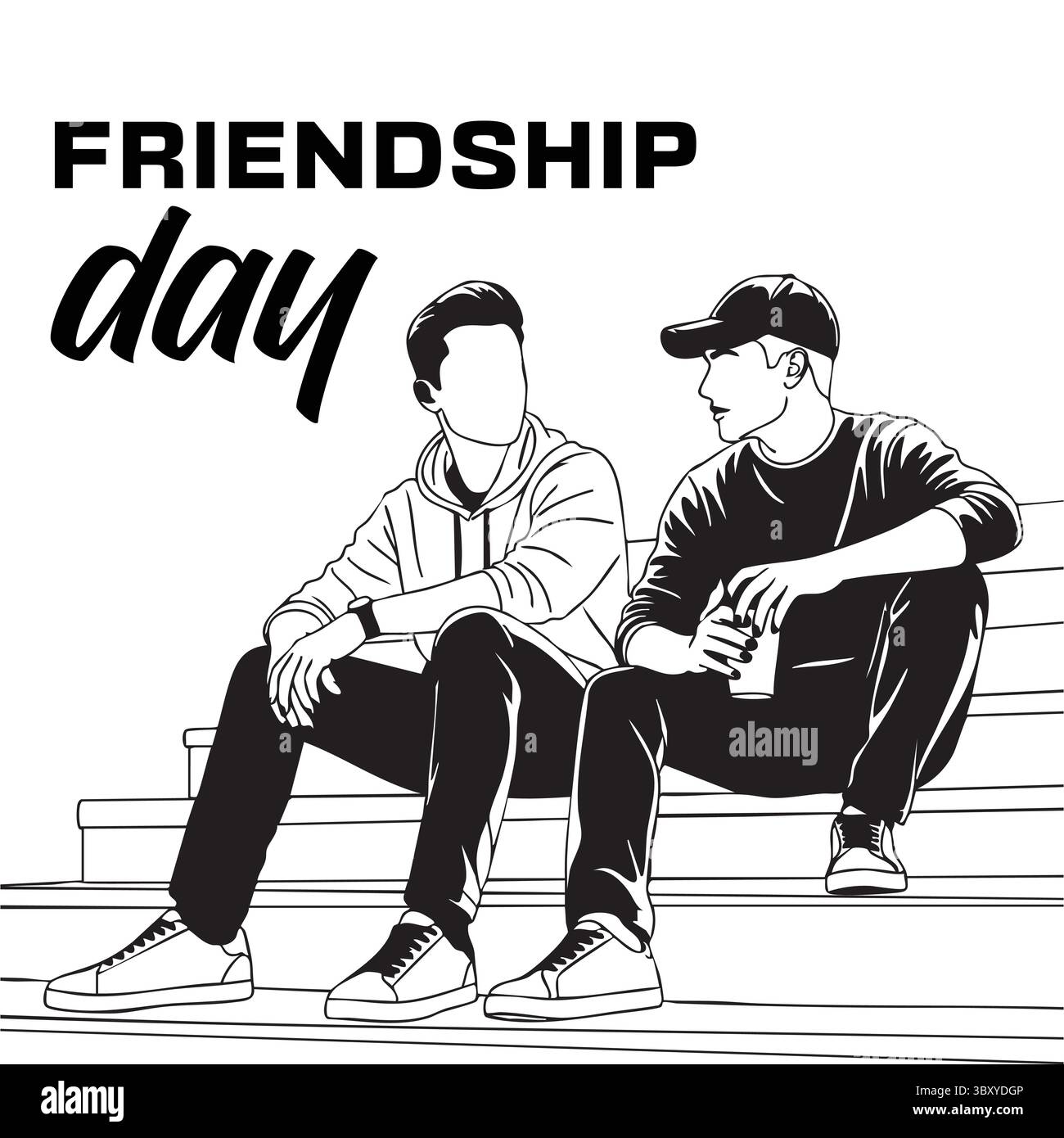 Bond diverse group friends Black and White Stock Photos & Images - Alamy