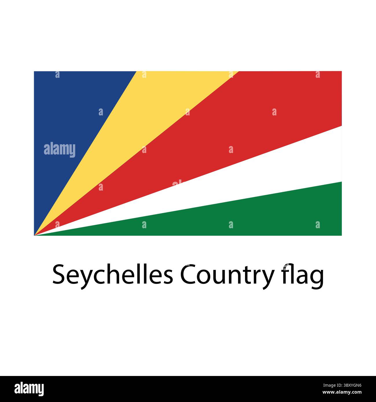 3d flag seychelles Stock Vector Images - Alamy
