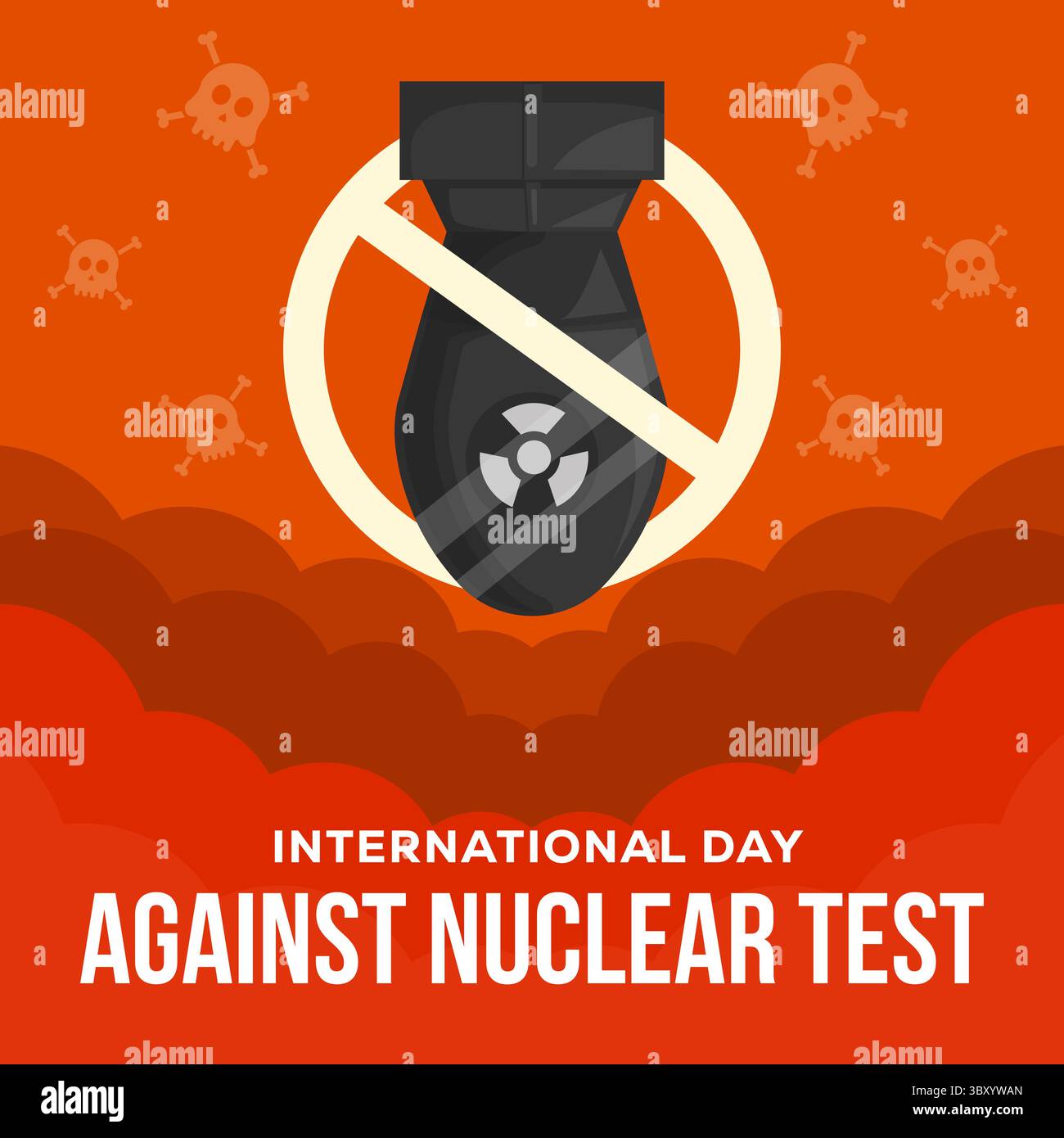International day against nuclear tests Stock Vector Images - Alamy