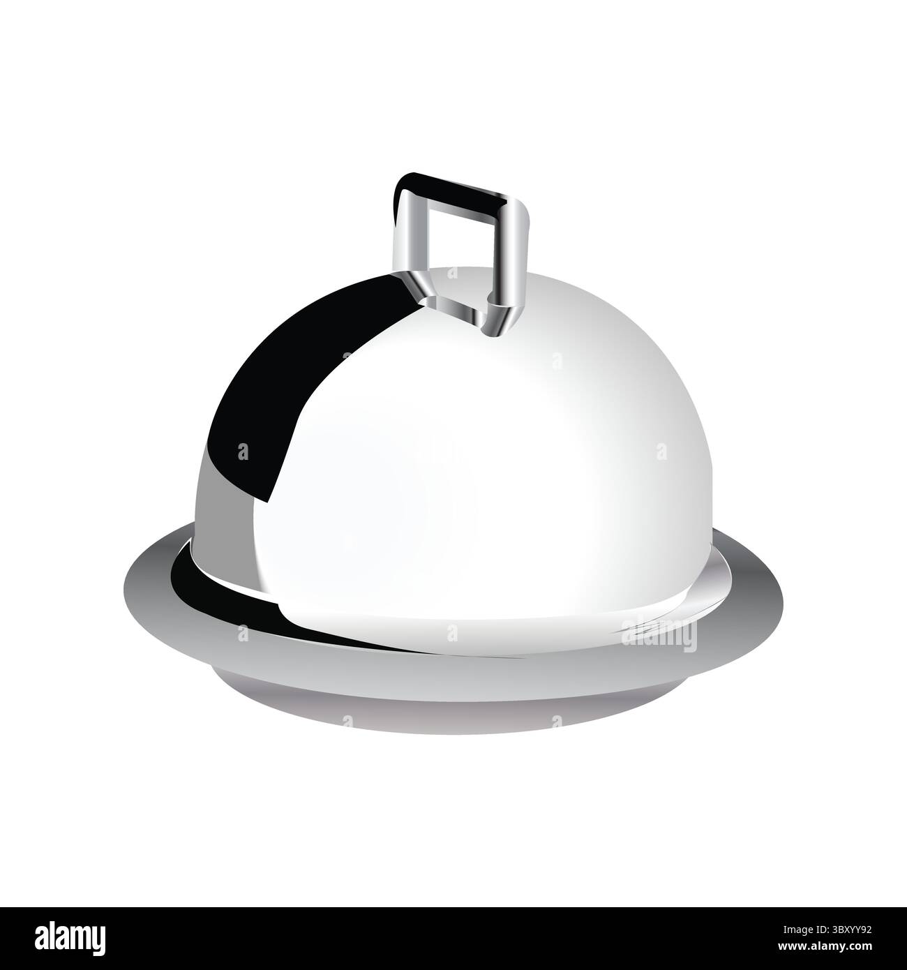 Stainless Steel Patila/Tope with lid illustration white background ...
