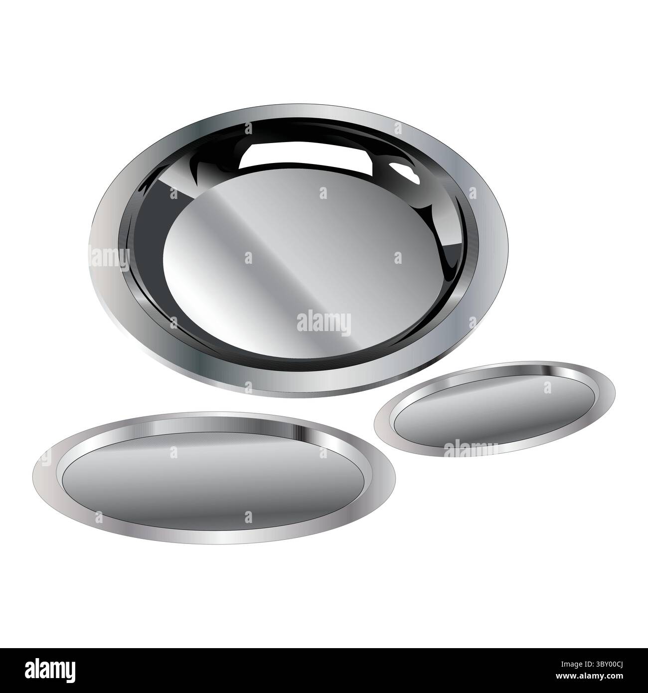 White plates bowl on Stock Vector Images - Alamy