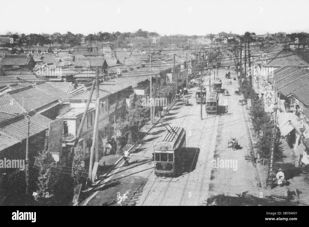 Vintage photo of Jinbocho in Tokyo, Japan - 1918-1933 Stock Photo - Alamy
