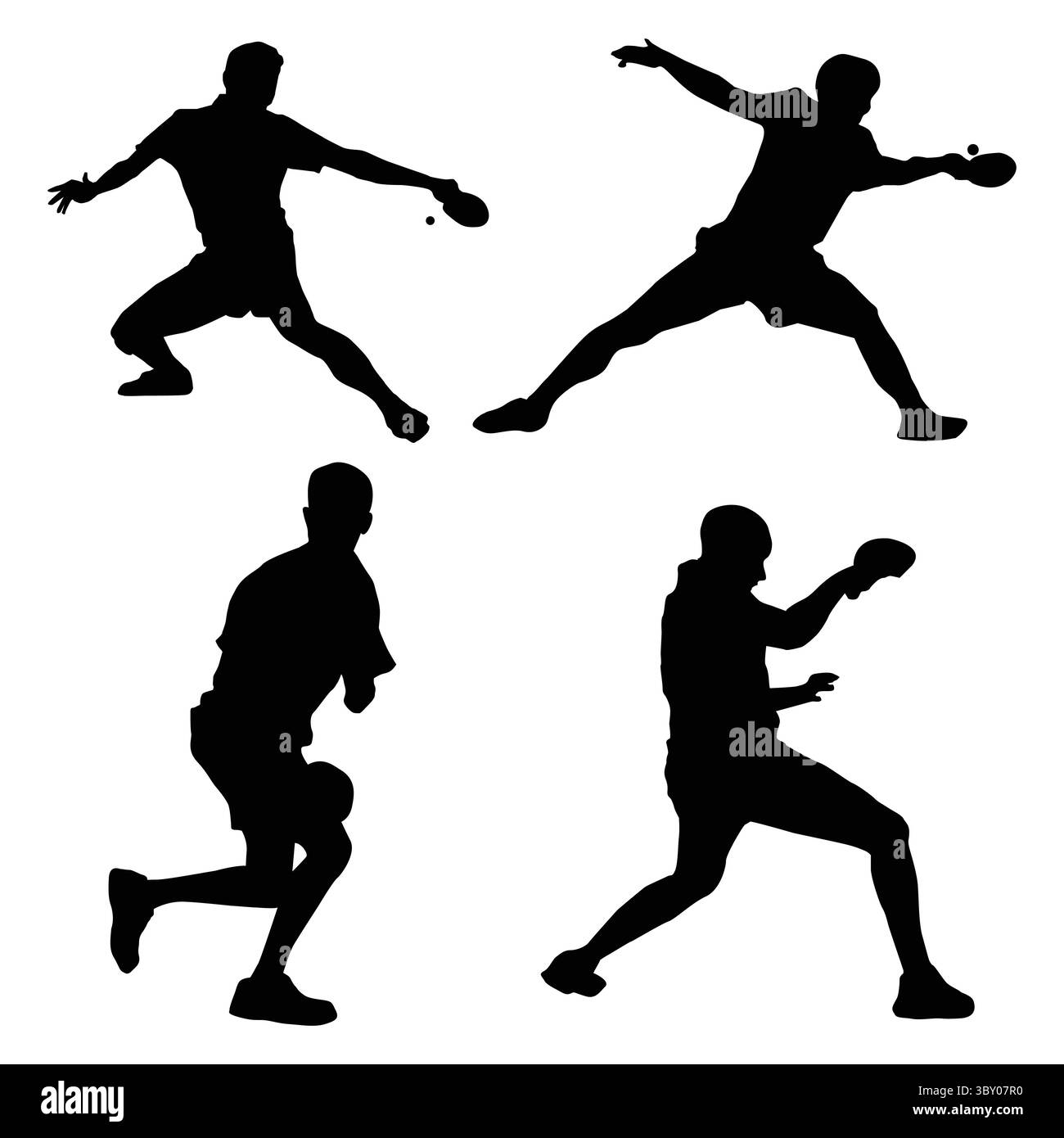 Set table tennis racket Stock Vector Images - Alamy