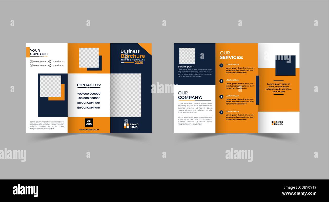 Brochure identity Stock Vector Images - Alamy